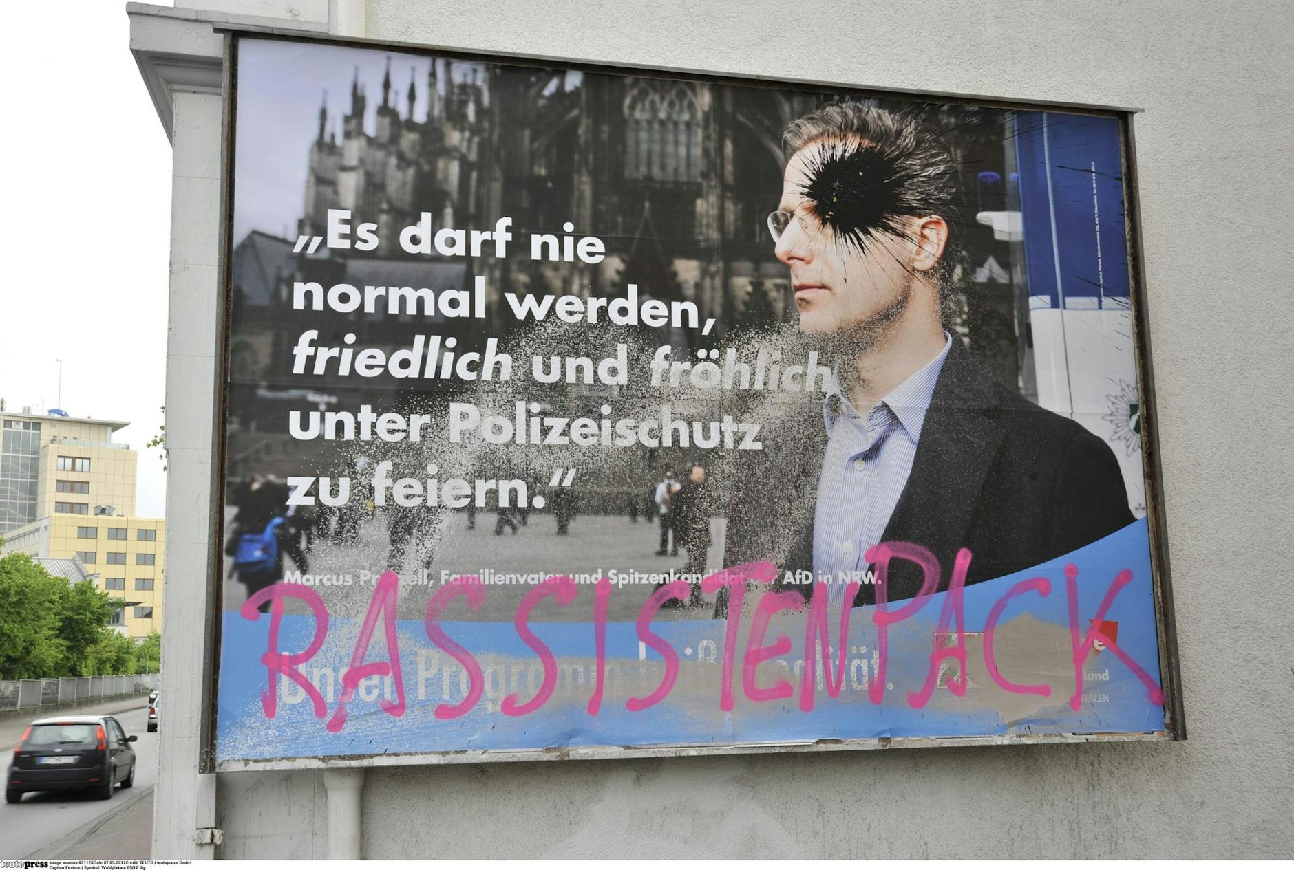 Bundestagswahl 2017: Wer Wahlplakate zerstört, macht sich strafbar