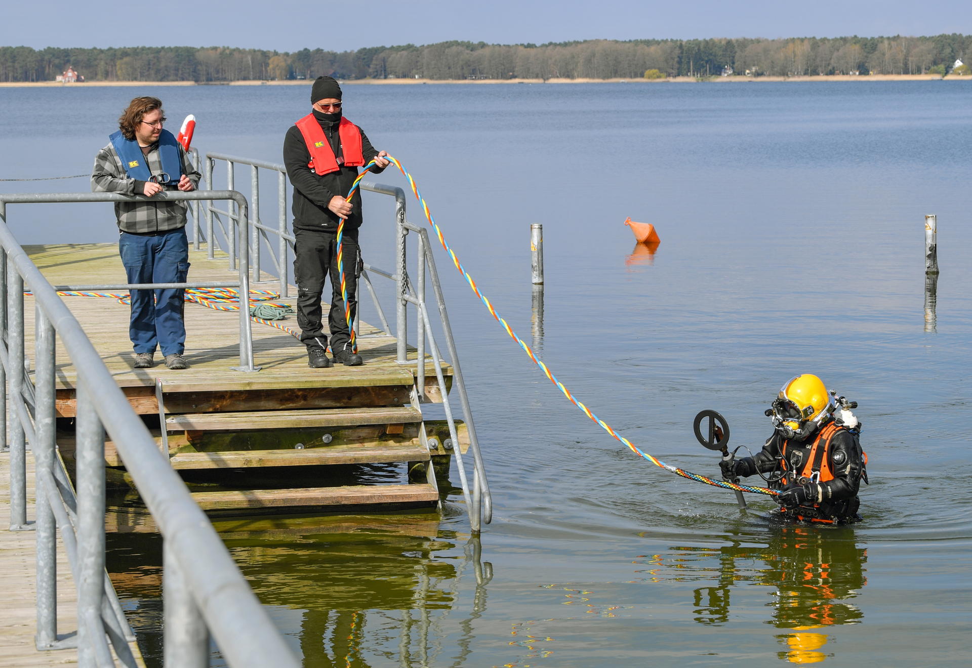 Wandlitzsee: Suche nach Munition – Strandbad verschiebt Saisonstart
