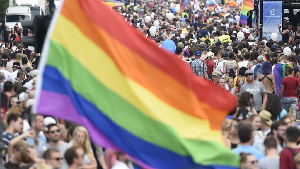 Berliner Demo gegen LGBT-Diskriminierung in Polen
