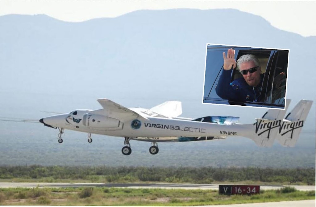 Weltraumtourist Nummer 1 hat‘s geschafft: Richard Branson gewinnt den Weltall-Wettlauf der ...