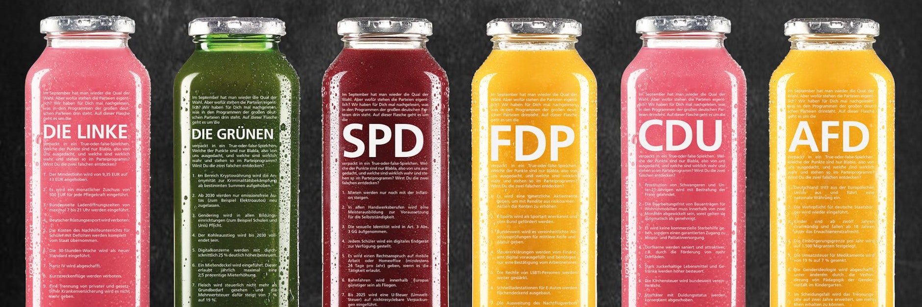 Total gaga! Flaschen-Streit um AfD-Smoothie – SO reagieren Edeka und ...