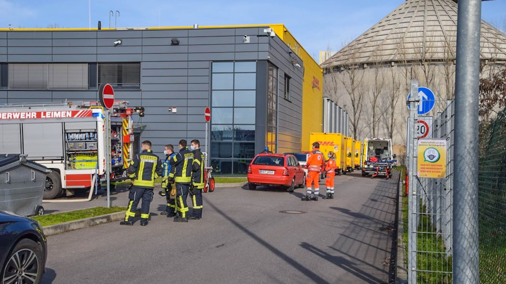 Erneut verdächtige Postsendung: Feuer in DHL-Zentrum