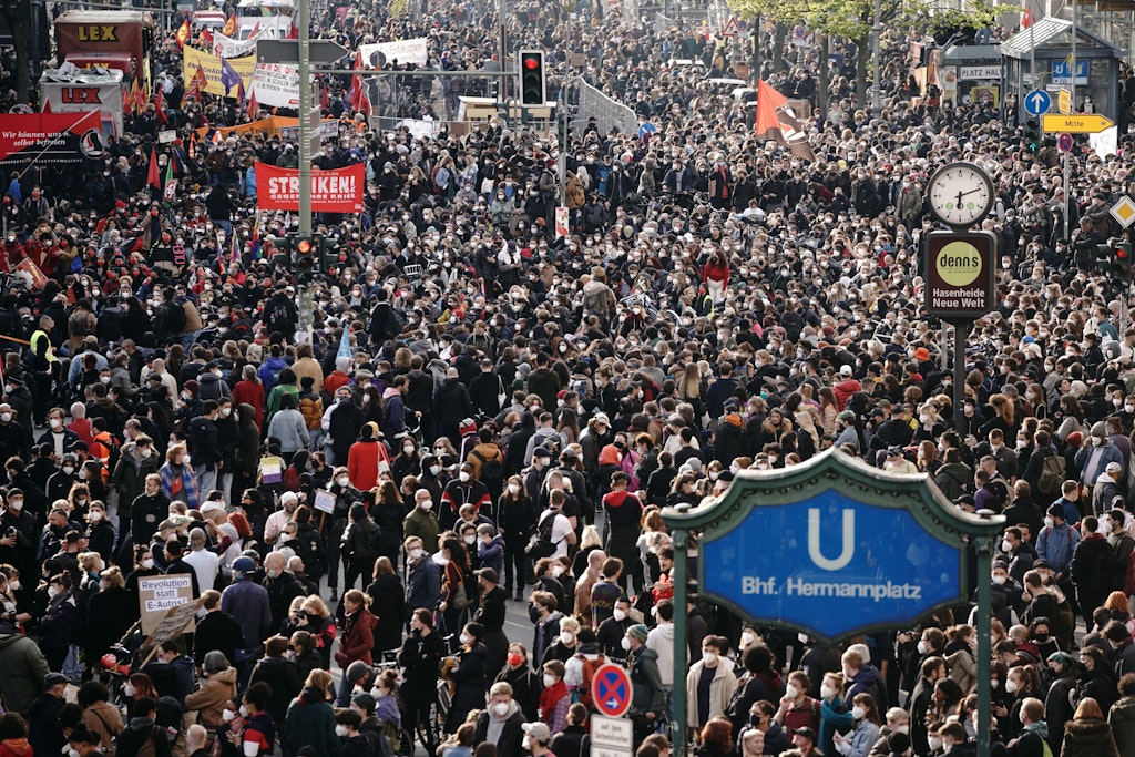 1 May protests - the day in pictures