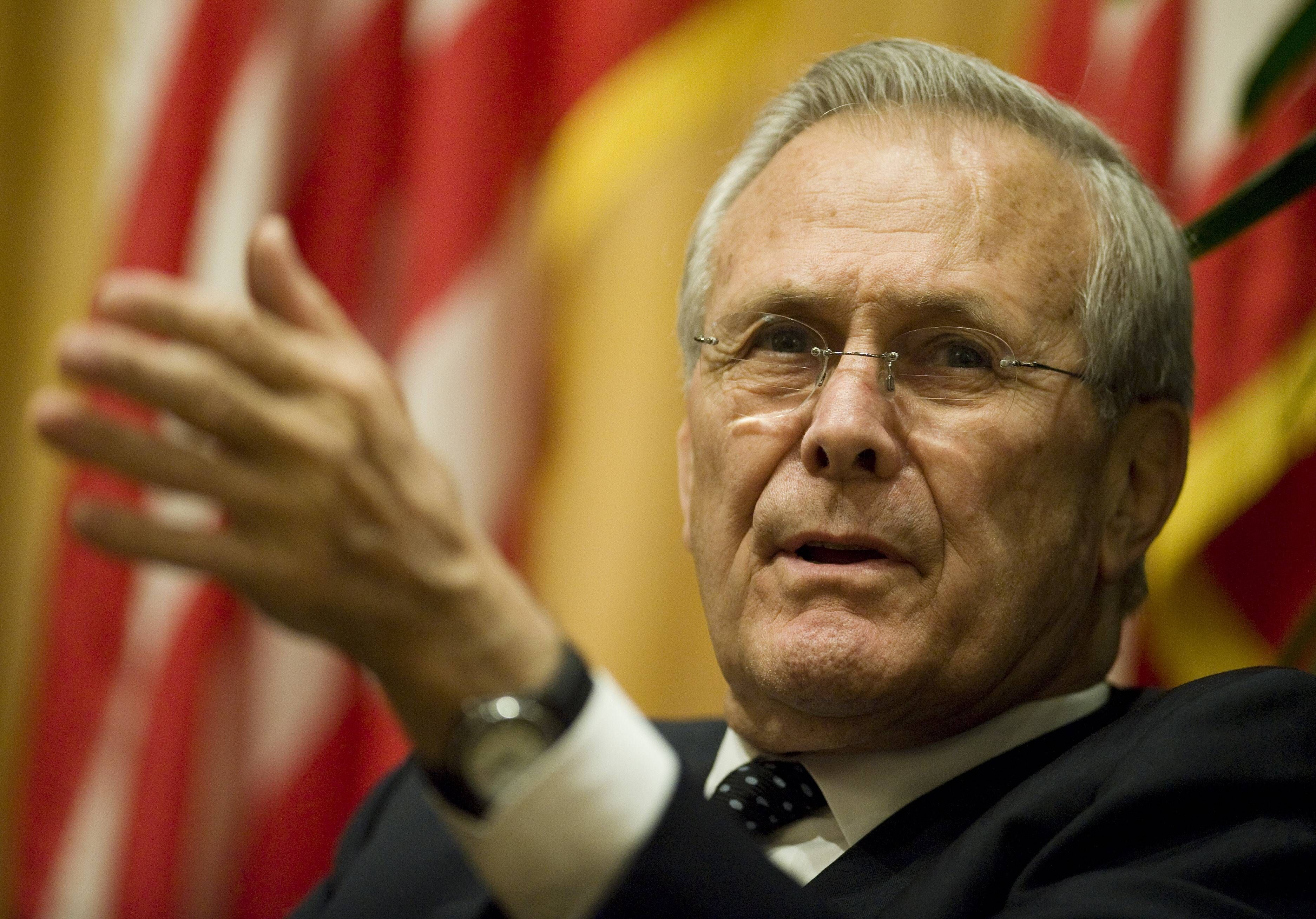 Donald Rumsfeld: Planer des Irakkrieges