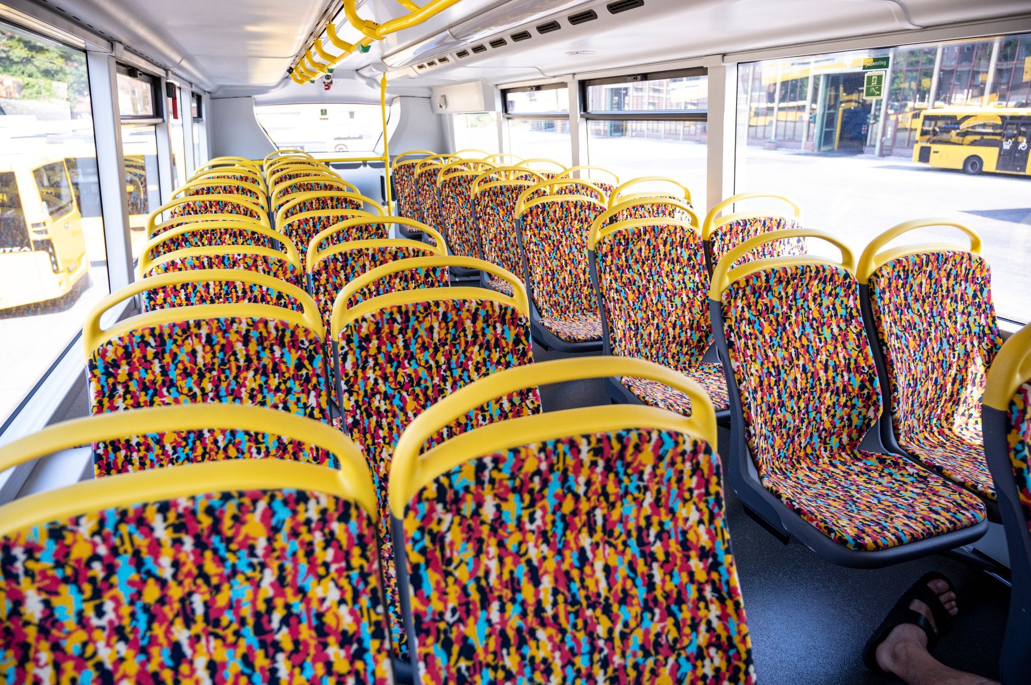 Die neuen BVG-Sitzmuster: Hier droht Migräne schon vom Hinsehen