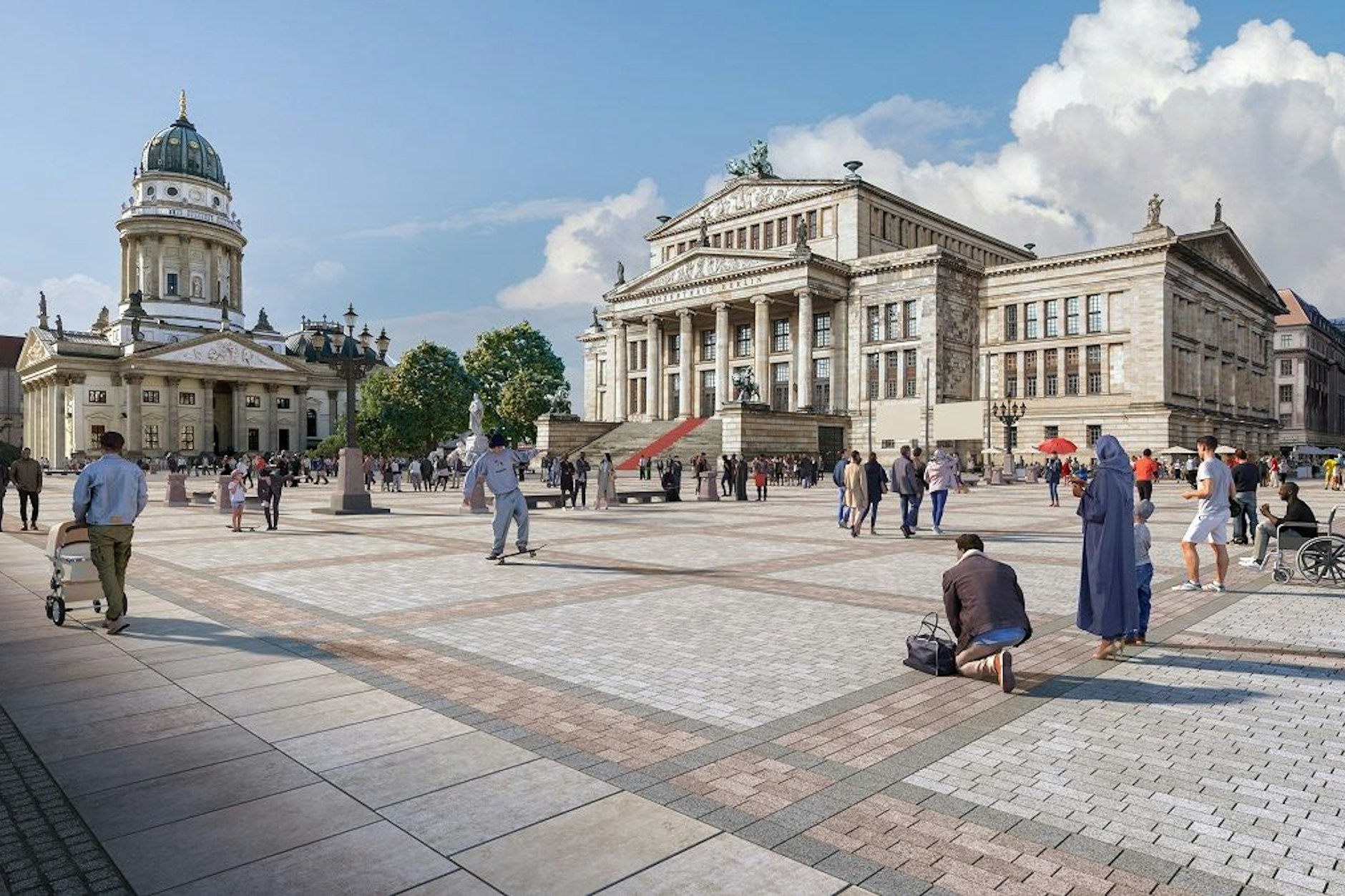 Berlin: Der Gendarmenmarkt wird mehr als zwei Jahre lang Großbaustelle