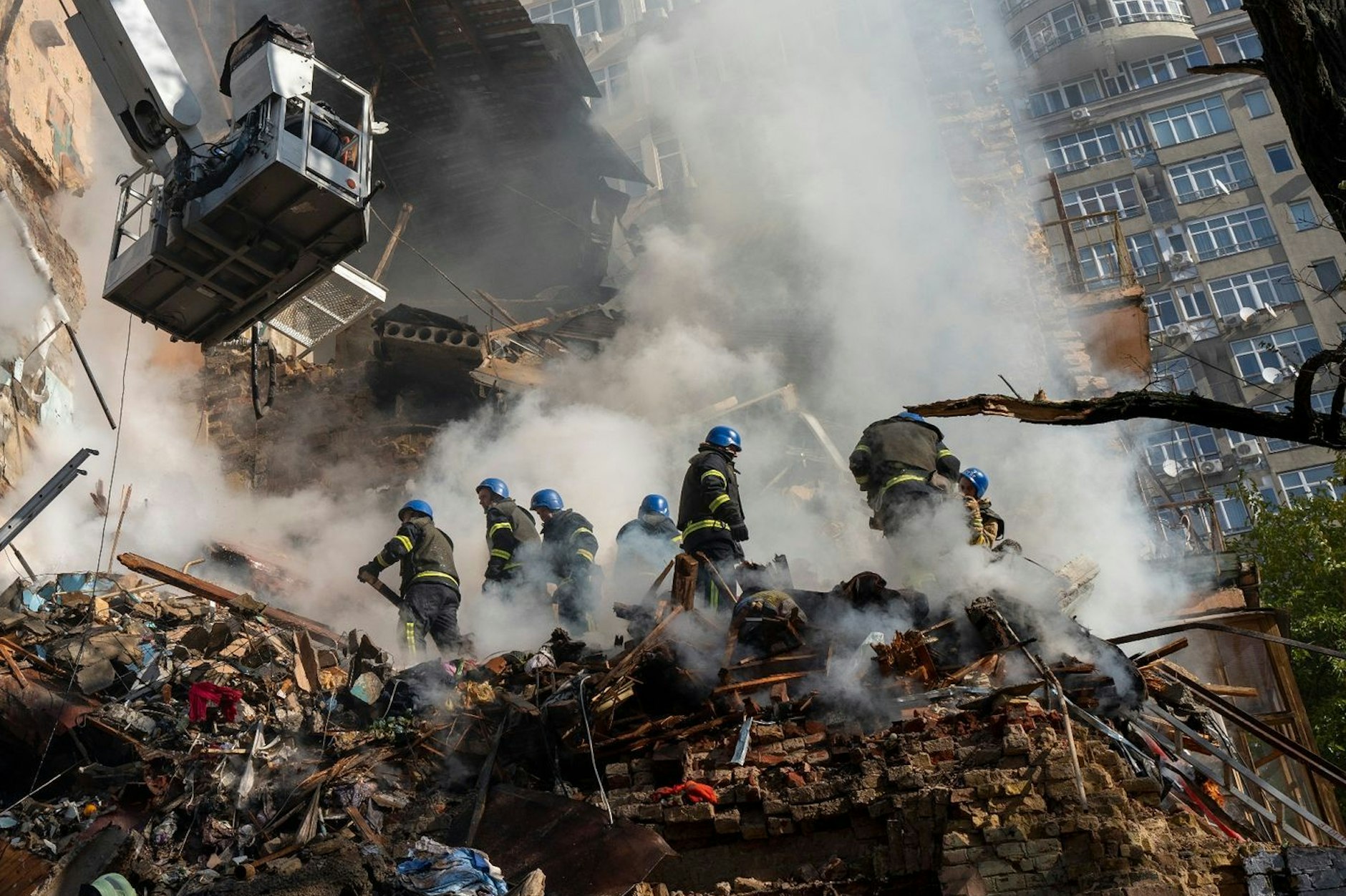 Ukraine-Krieg: Kiew und Charkiw erneut unter Beschuss