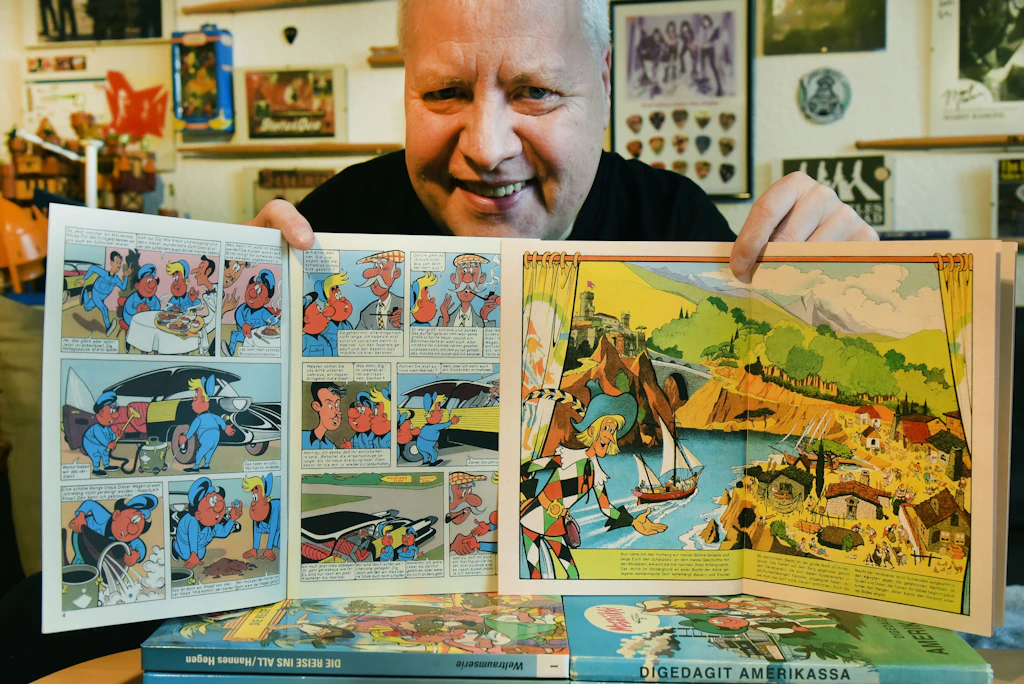 Comic in DDR-Tradition: „Mosaik“-Fan hat riesige Sammlung! Und was hat ...