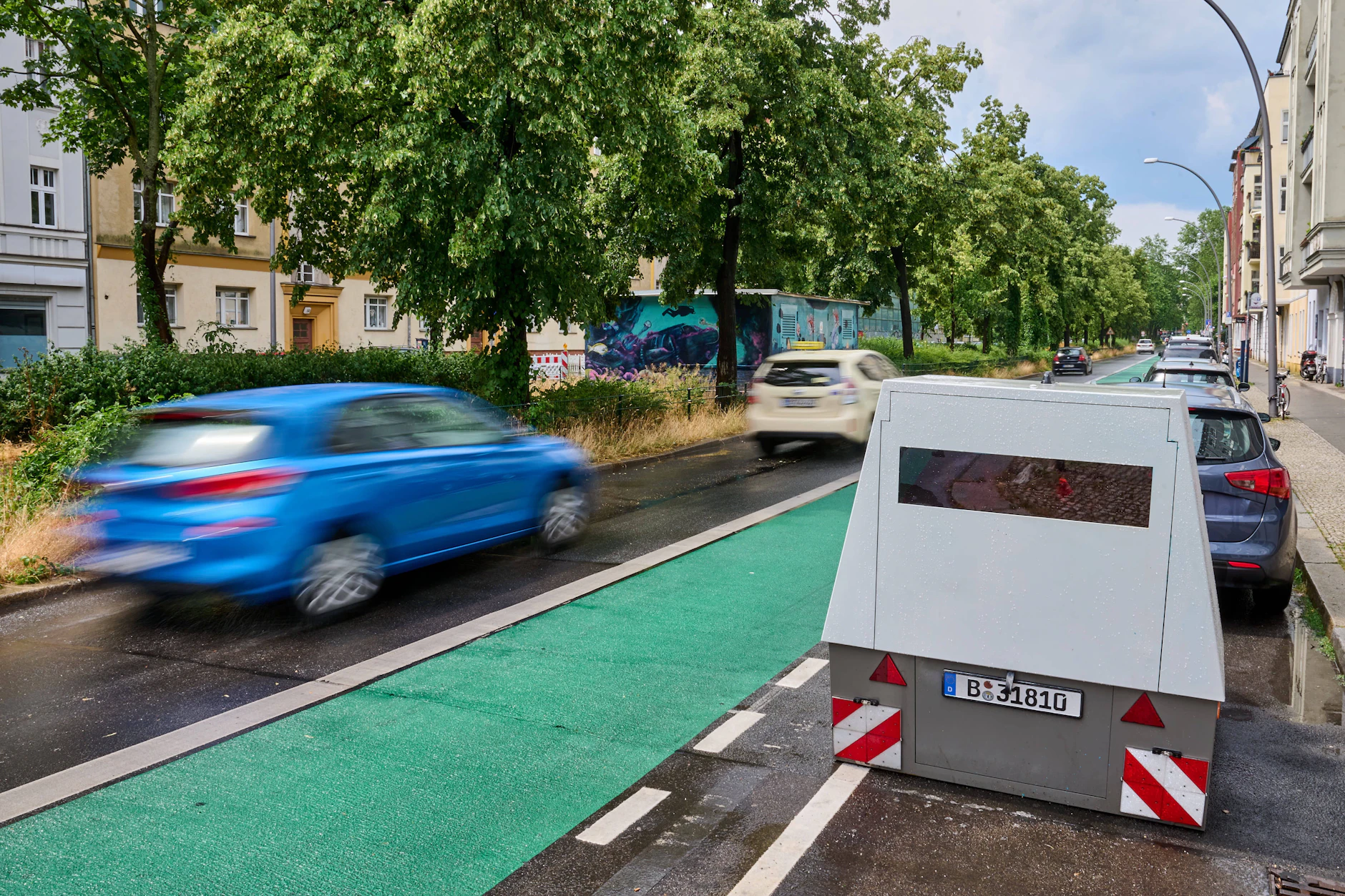 Die große Blitzer-Tabelle: Auf Berlins Straßen wird wenig geblitzt ...