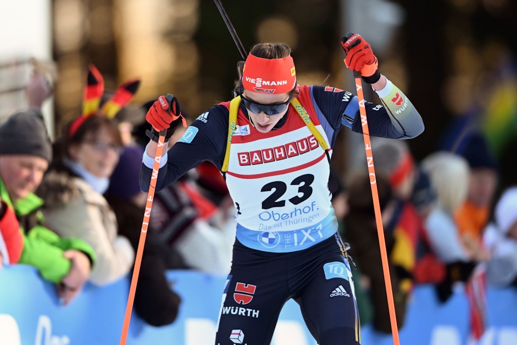 Biathletin Voigt: Habe sehr viel geweint