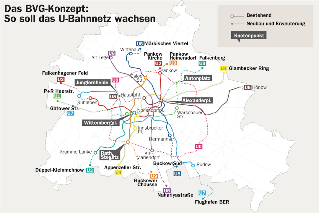 U-Bahn-Revolution: Das steht im Masterplan der BVG – und das steckt ...
