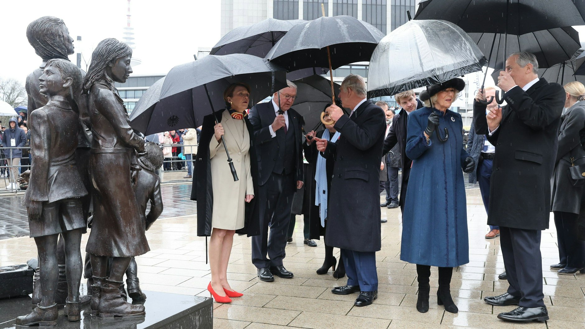 Im Zug mit Charles nach Hamburg