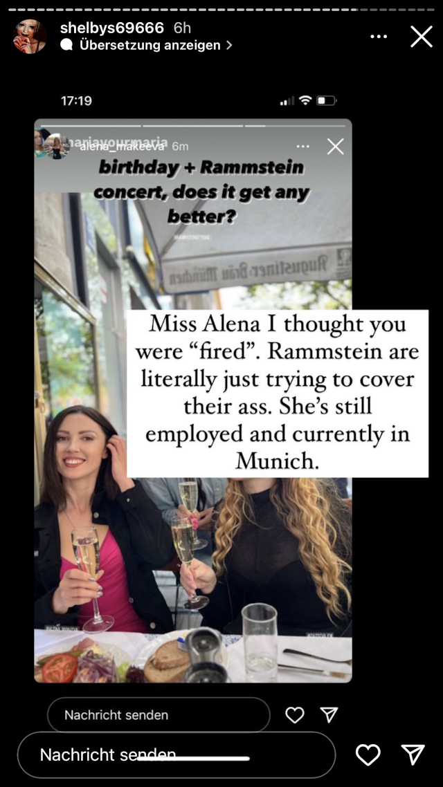 Alena Makeeva: War Till Lindemanns „Casting-Direktorin“ doch beim Rammstein-Konzert?