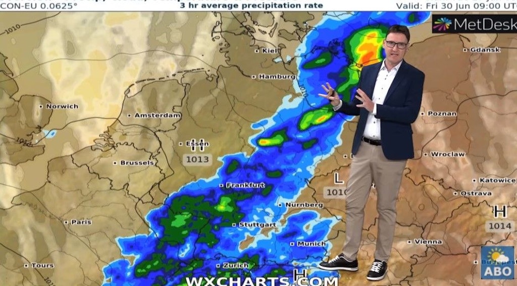 Wetter nach dem Siebenschläfer: Temperatur-Achterbahn und Dauer-Regen