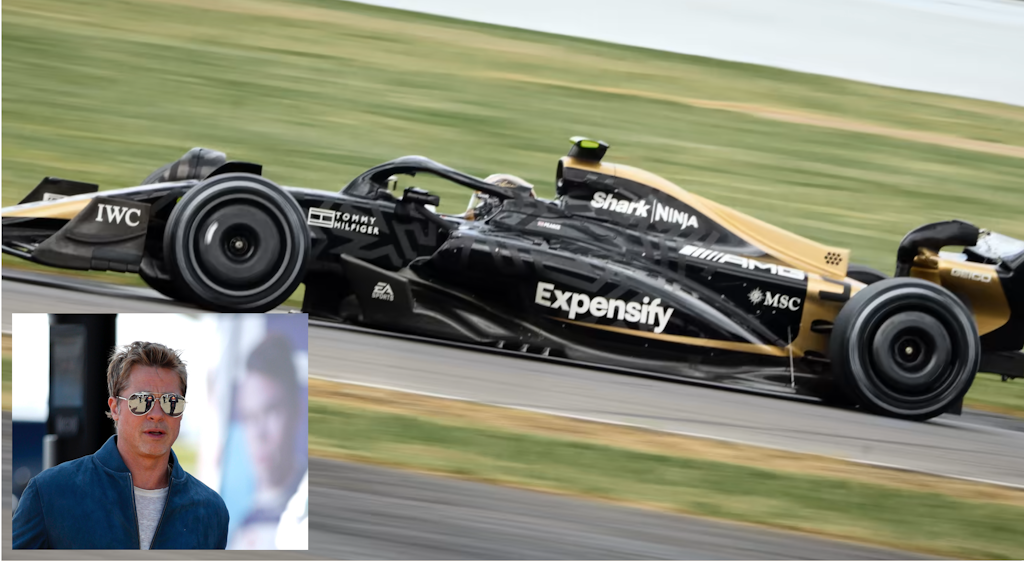 Hollywood in Silverstone! Brad Pitt steigt jetzt ins Formel-1-Cockpit
