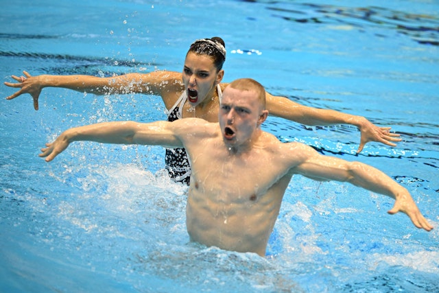 Frithjof Seidel allein unter Frauen: Berliner Synchronschwimmer steht ...