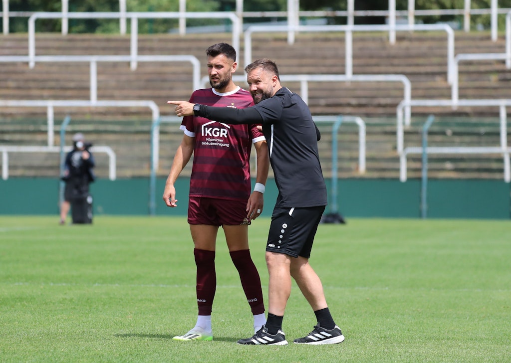 Trainer Heiner Backhaus hat beim BFC Dynamo die Qual der Wahl