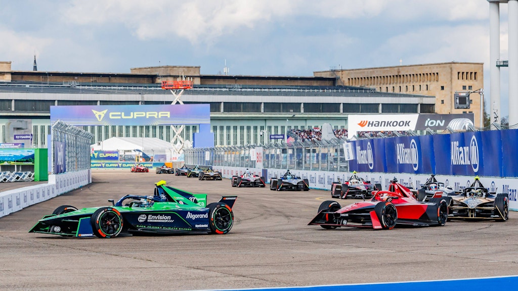 Formel-E-Rennen „Sabic Berlin E-Prix 2024“ in Berlin-Tempelhof am Wochenende
