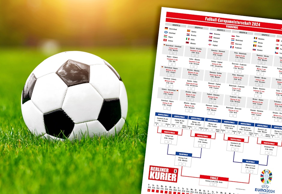 GRATIS zur Fußball-EM: Hier gibt's den XXL-Spielplan zum Download!