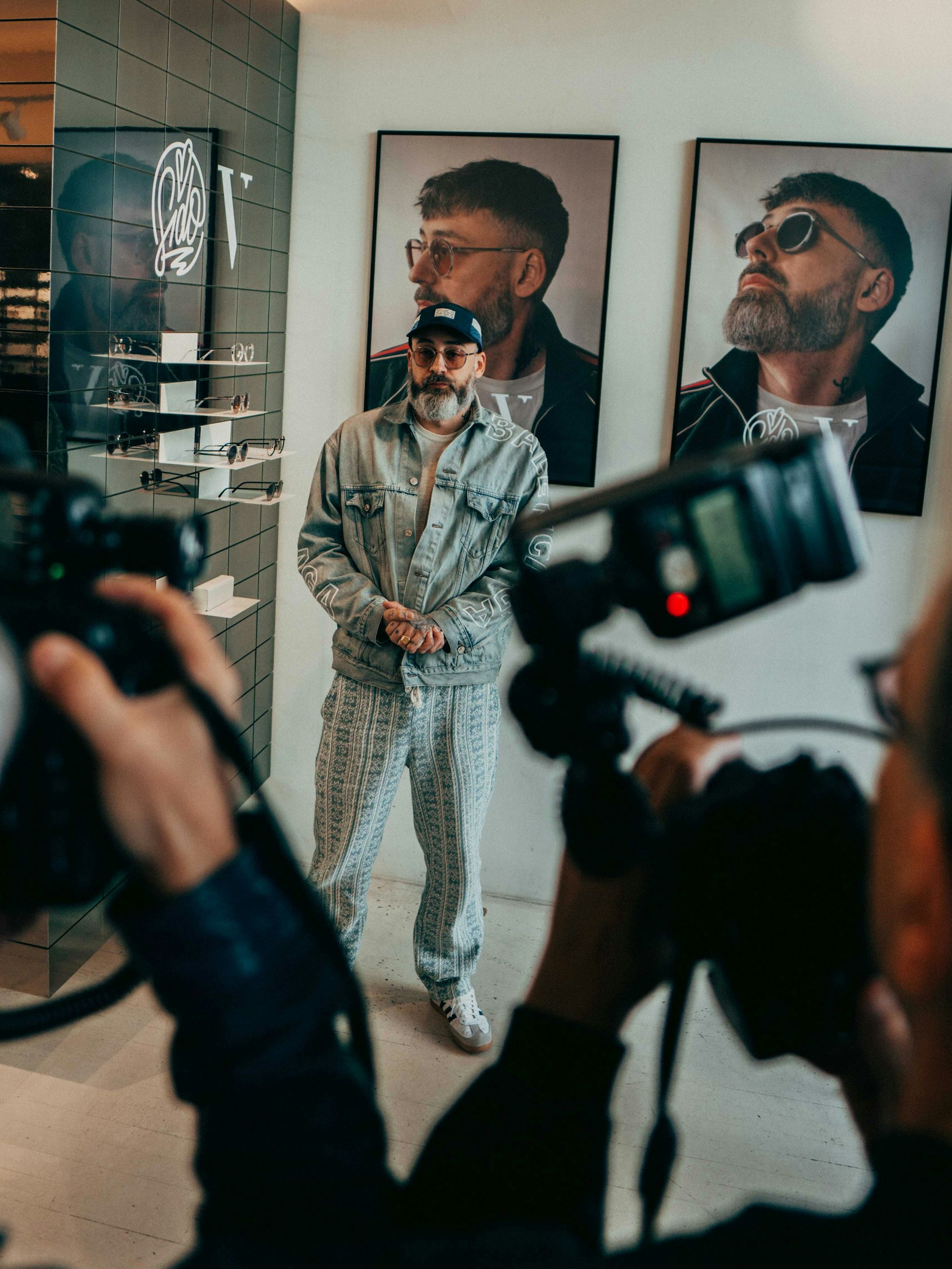 Sido im Brillenladen in Berlin getroffen: Neues Gestell und Joint