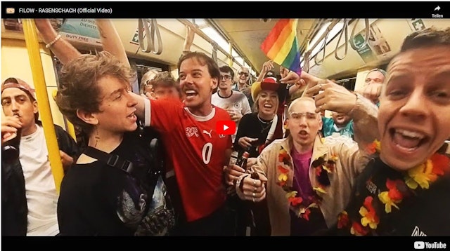 Berliner YouTuber Filow in seinem EM-Sauflied „Rasenschach“: „Scheiß ...