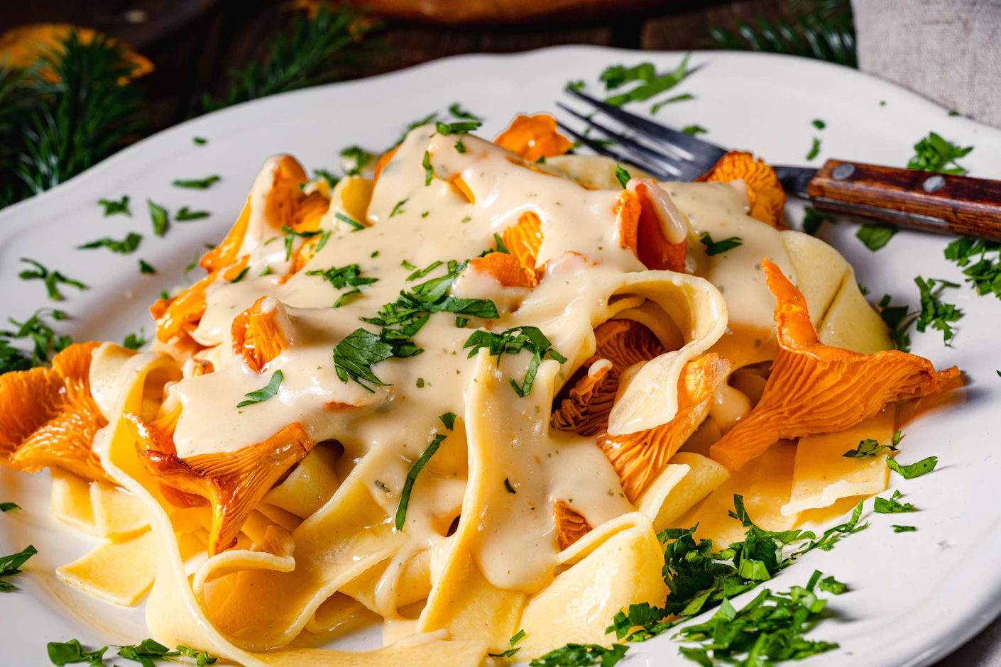 Leckere Pilze: Probieren Sie unser Rezept für Pasta mit Pfifferlingen