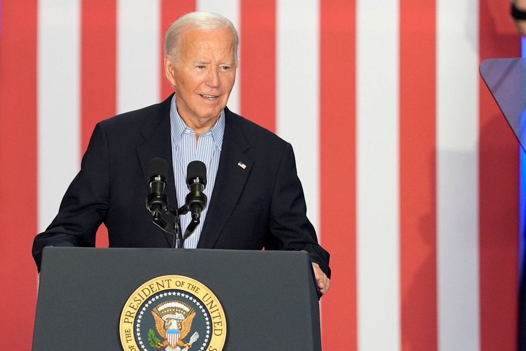 Joe Biden in Wisconsin zu seiner Kandidatur: „Ich bleibe im Rennen“