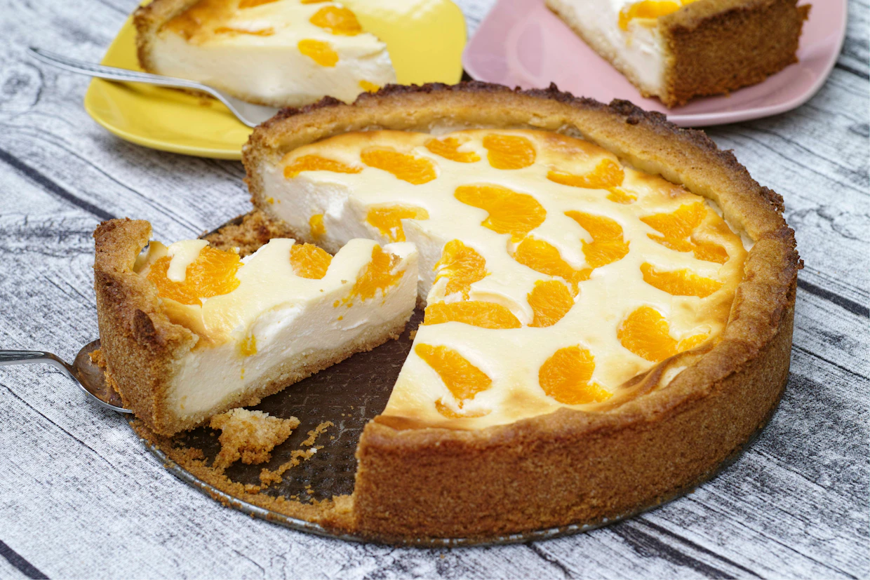Omas Rezept für Quarkkuchen mit Mandarinen: Klassiker vom Blech!