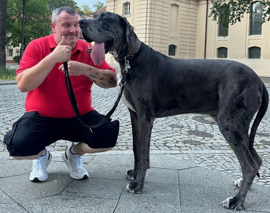 Der sanfte Riese: Ramses aus Zossen ist reif fürs Guinness-Buch der Rekorde