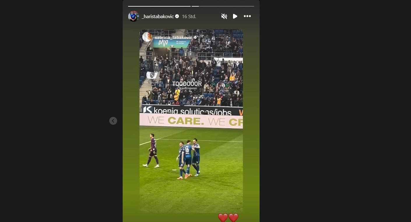 Haris Tabakovic: Erstes Bundesliga-Tor mit Liebe, Fluppes Sabrina ...