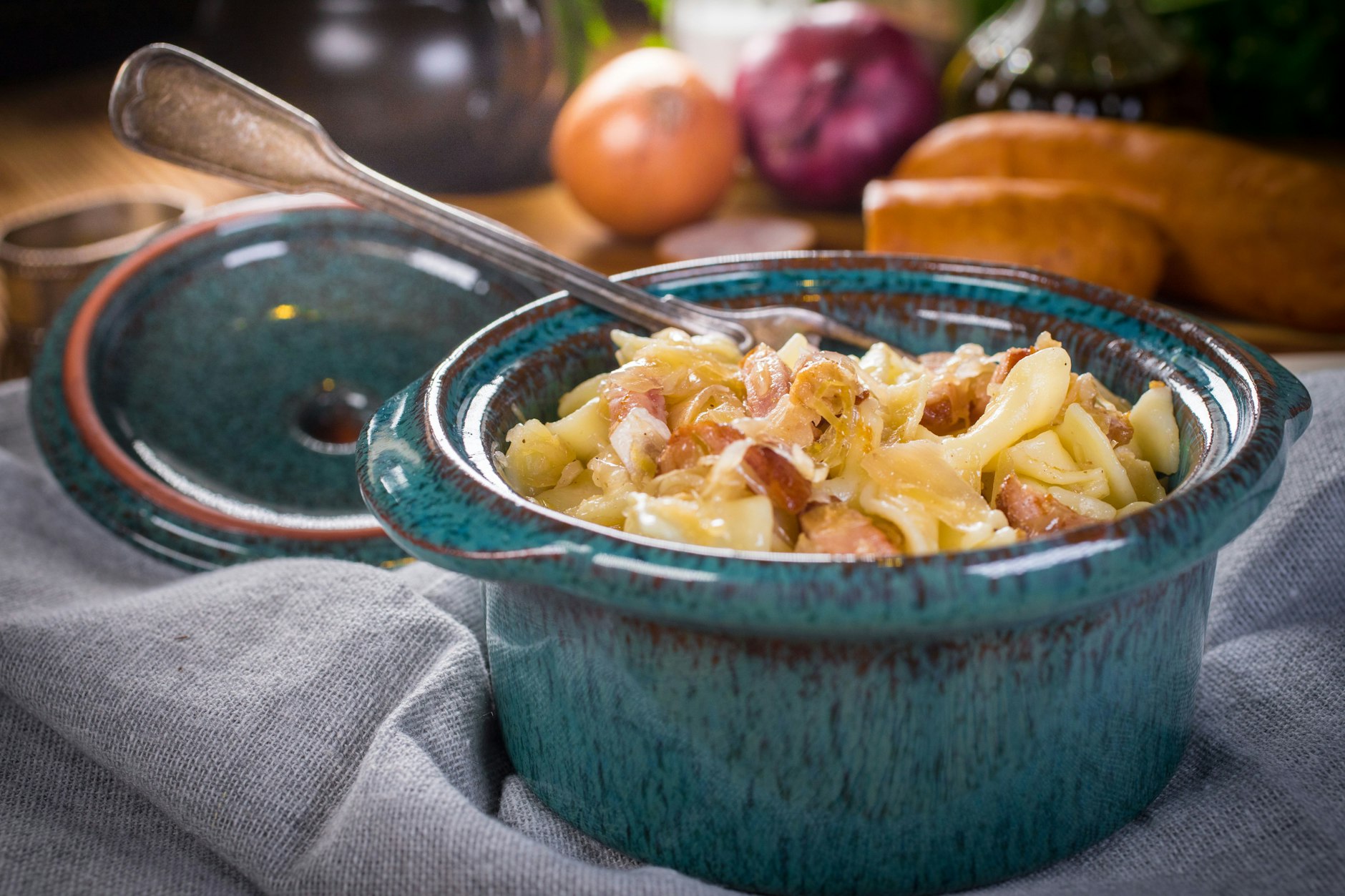 Rezept für Krautfleckerl – Nudeln mit Weißkohl wie in Österreich