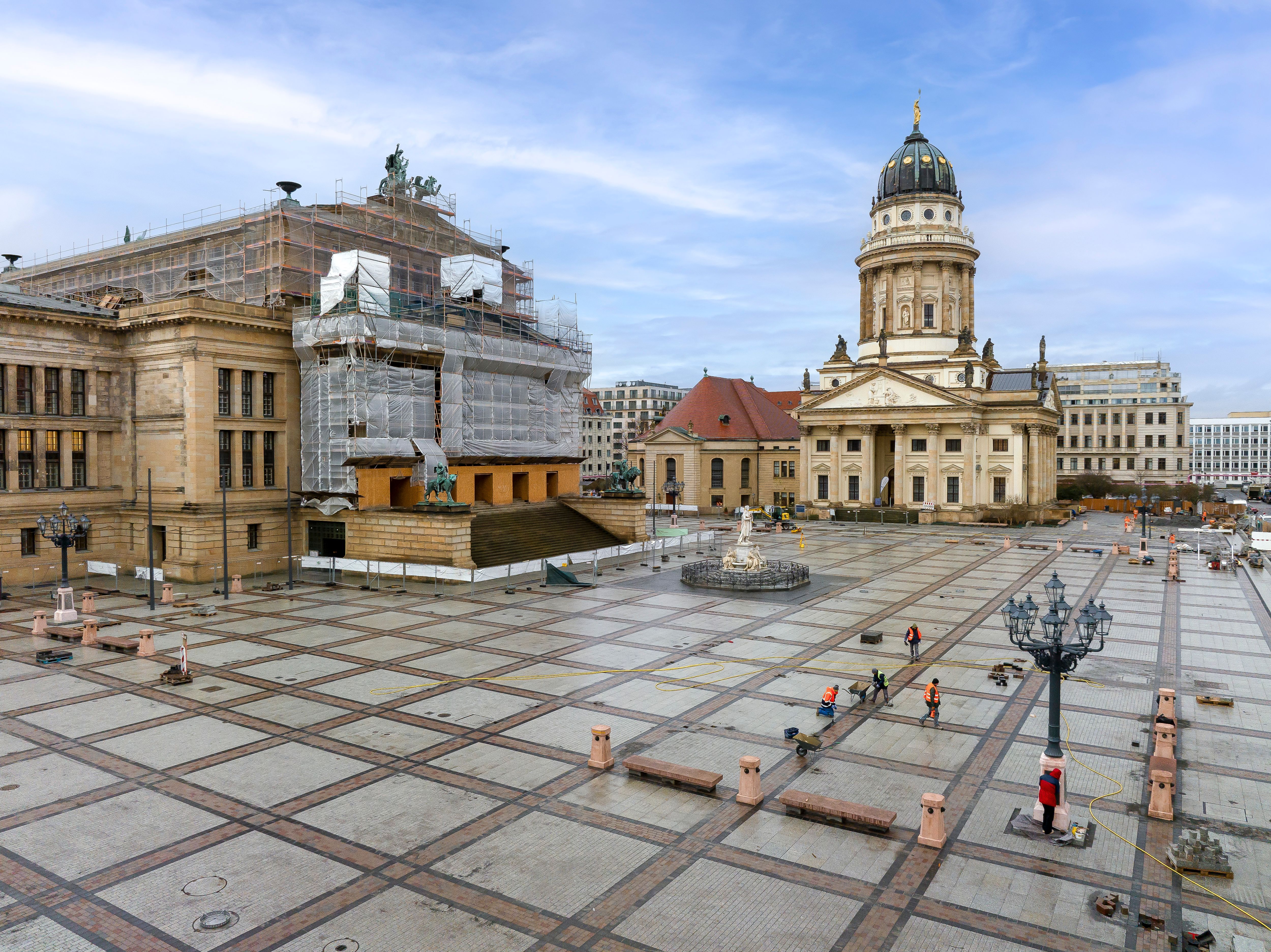 Salon Berlins aufgemöbelt: Der neue Gendarmenmarkt als Wohlfühlzone