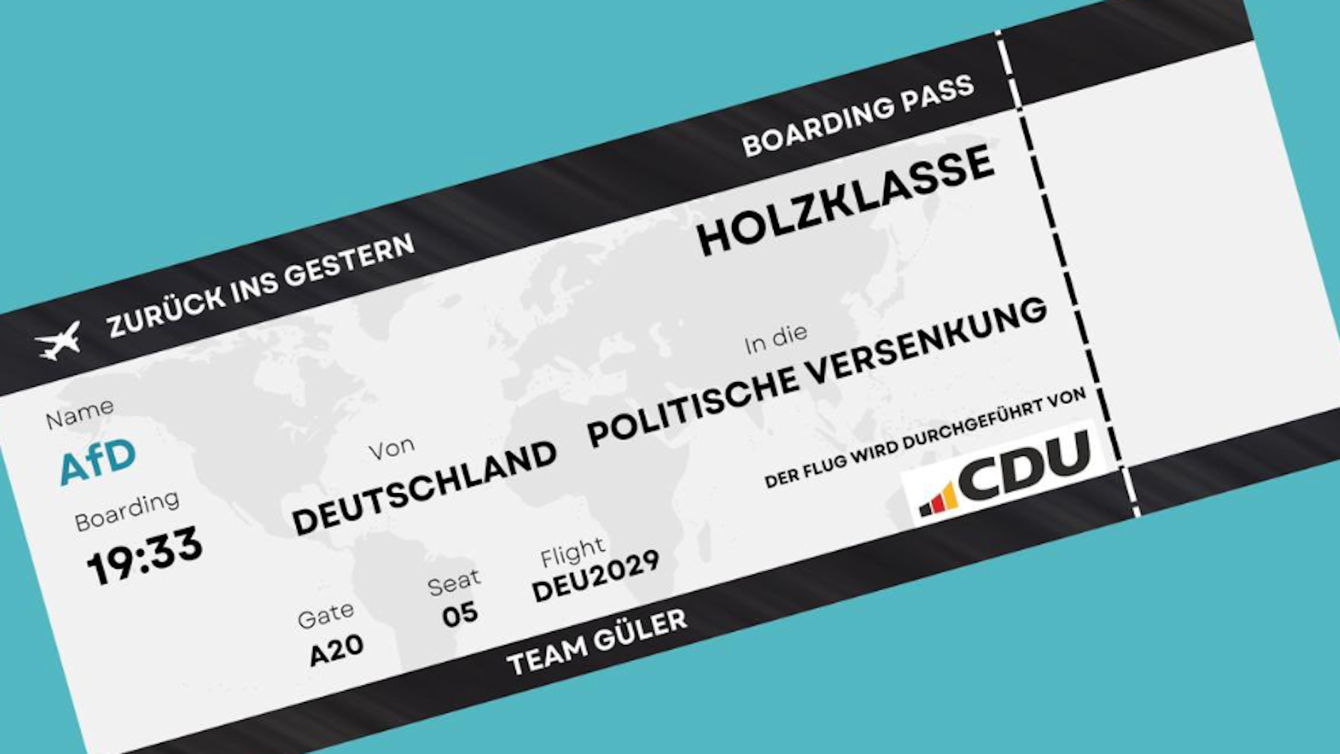 AfD verteilt „Abschiebetickets“ an Ausländer – jetzt kontert die CDU
