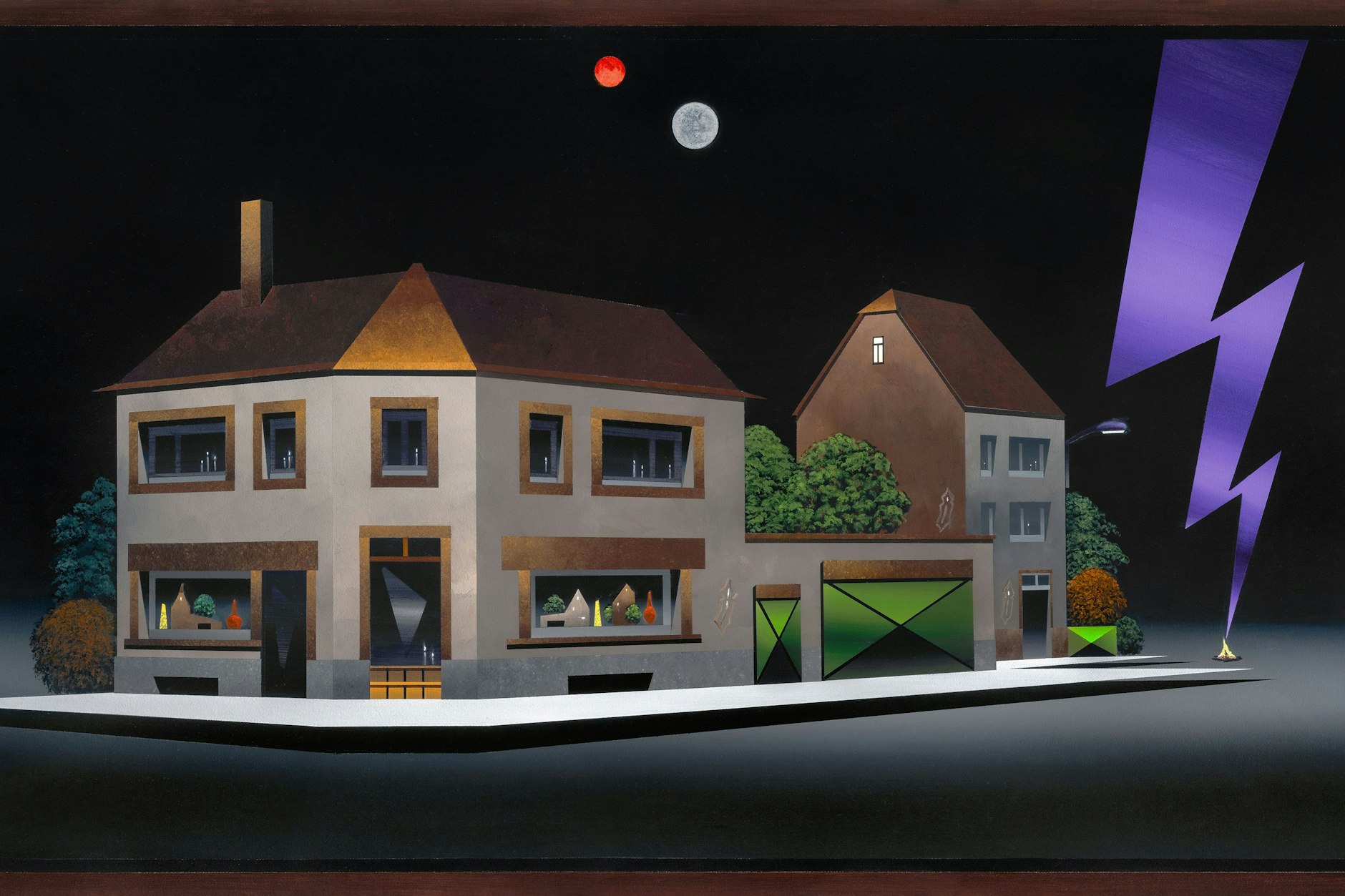 Titus Schade malt „politische“ Landschaften: Fegefeuer in sächsischen ...