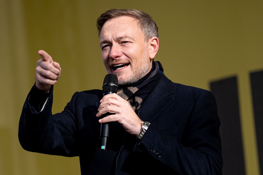 Christian Lindner vor dem Brandenburger Tor: „Die Linke ist der beste ...